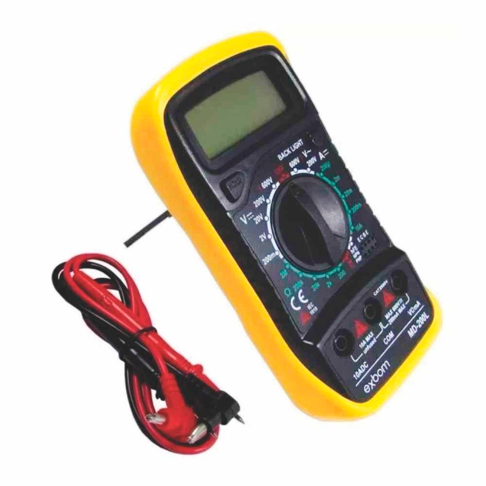 MULTÍMETRO DIGITAL PROFISSIONAL MD200L - AS COMPONENTES