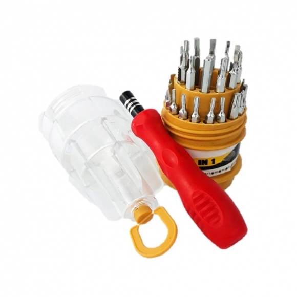 KIT DE CHAVES COM 31 PONTAS CABO EMBORRACHADO AS COMPONENTES