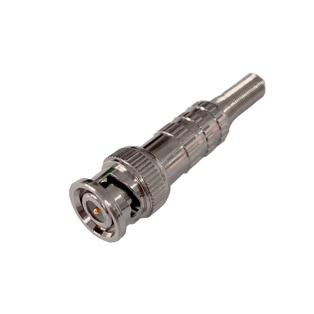 CONECTOR BNC METAL COM CAPA E COM PARAFUSO TOZZ - AS COMPONENTES