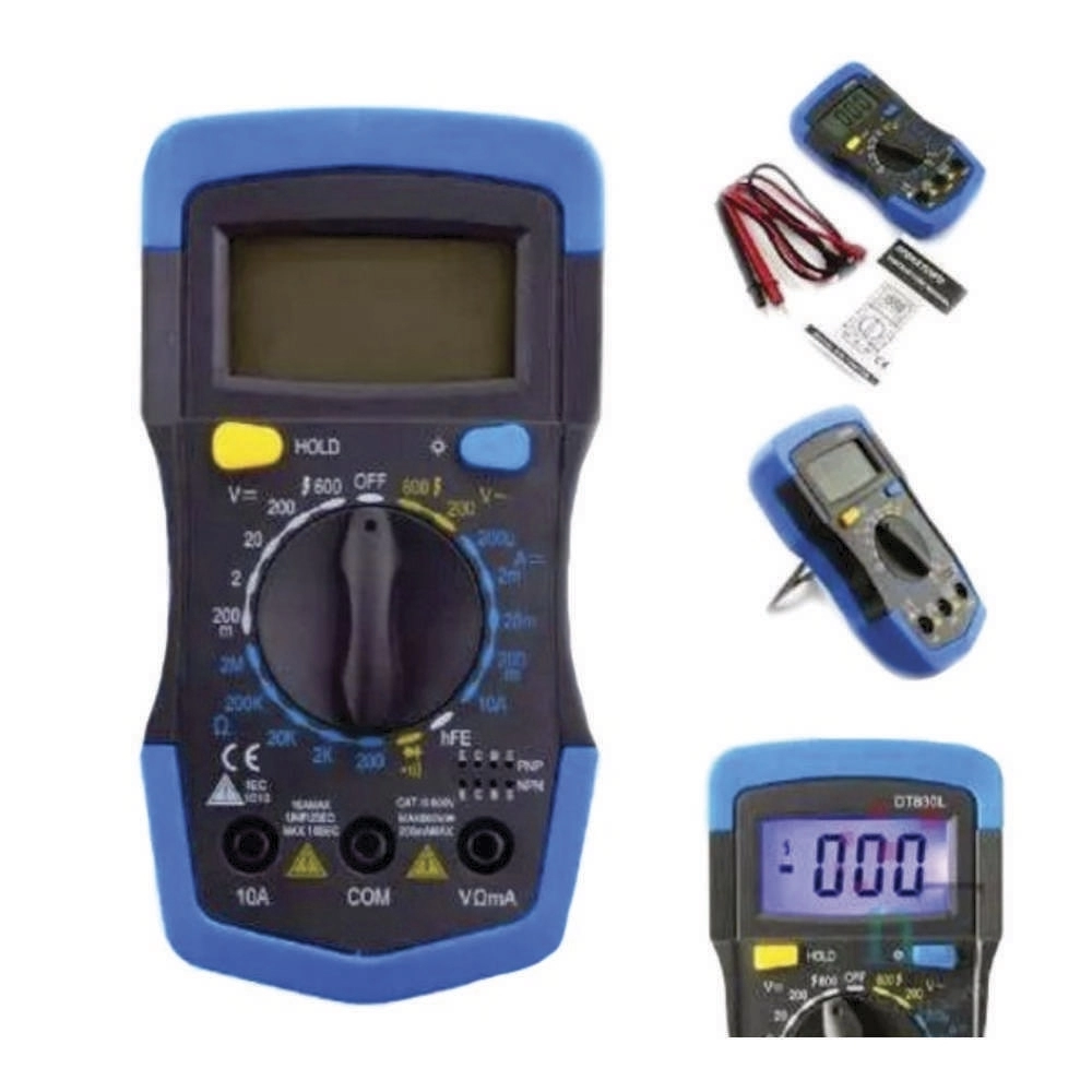 MULTÍMETRO DIGITAL PROFISSIONAL MD180L - AS COMPONENTES