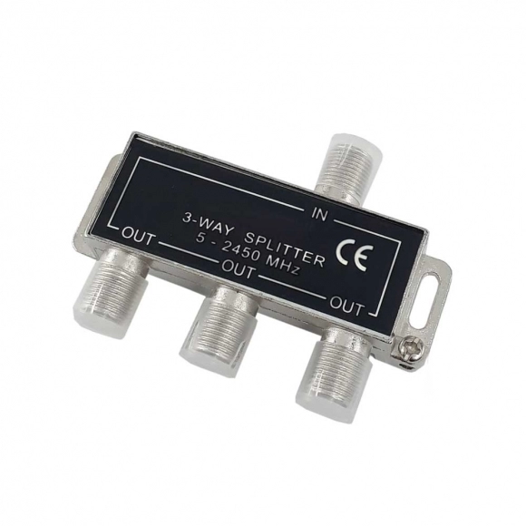 DIVISOR SPLITTER PARA ANTENA 3 SAÍDAS - AS COMPONENTES