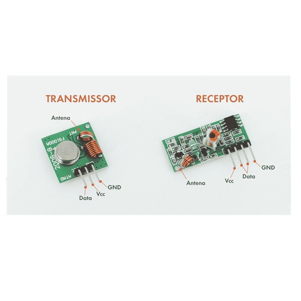 MODULO RF TRANSMISSOR RECEPTOR 433MHZ - AS COMPONENTES